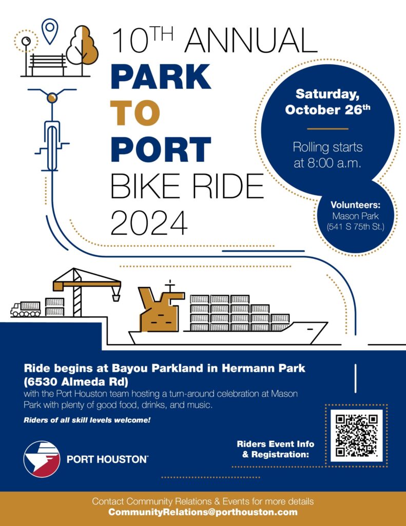 Park to Port Bike Ride - Port Houston